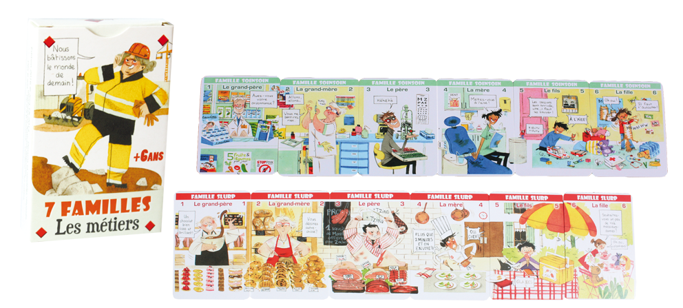Jeu de 7 familles - Les métiers - La Canaillerie