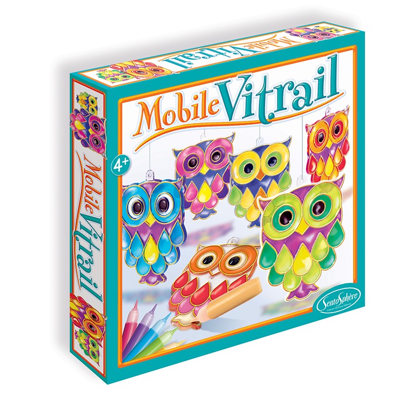 Mobile Vitrail Hiboux Sentosphère - La Canaillerie